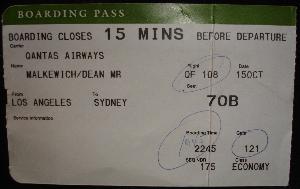 QANTAS Airline Playing Cards